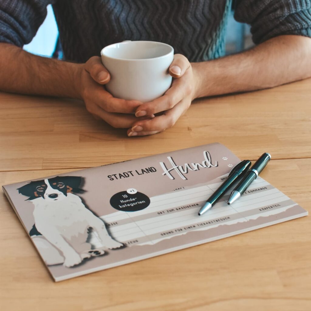 Stadt Land Hund Spielblock DIN A4 - rabaukenglueck